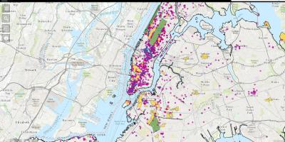 NYC parking map - Map of NYC parking (New York - USA)